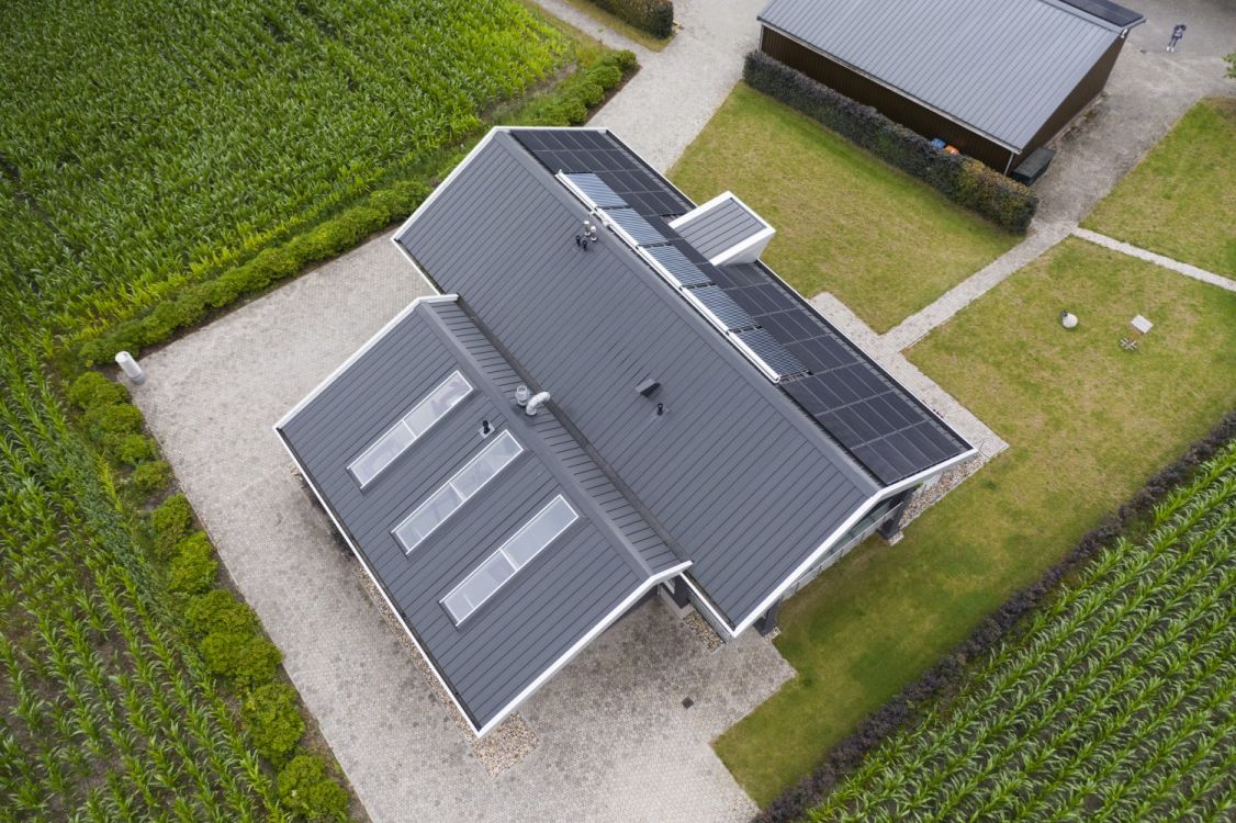 Sandwichpaneel Dak FALK 1000 GL 43 mm - HPS Anthracite Matt - MontageMarkt